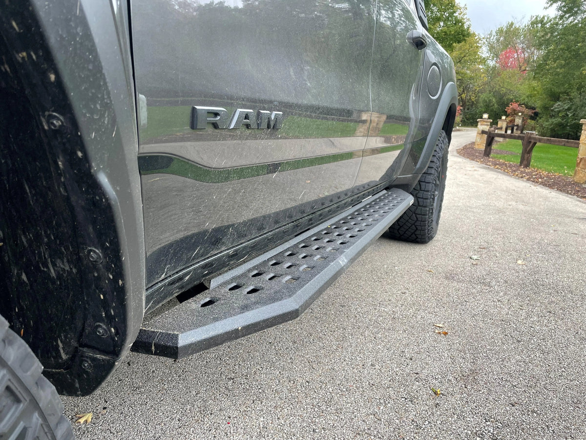 Go Rhino RB20 Running Boards W/ Brackets 5th Gen Ram 1500 Crew Cab & T